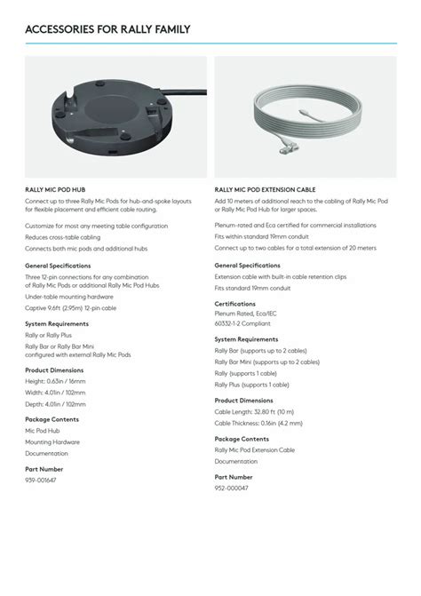 Logitech Rally Mic Pod Graphite At Piece Mic In New Delhi Id
