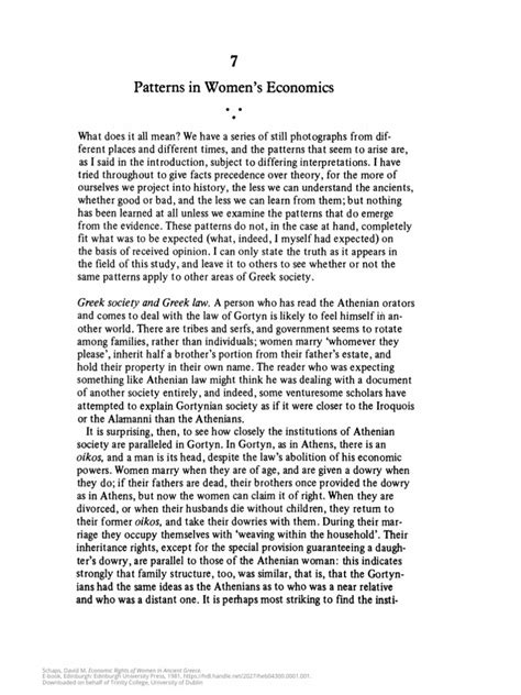 8 Chapter 7 Patterns In Women S Economics Page 89 Pdf Womens