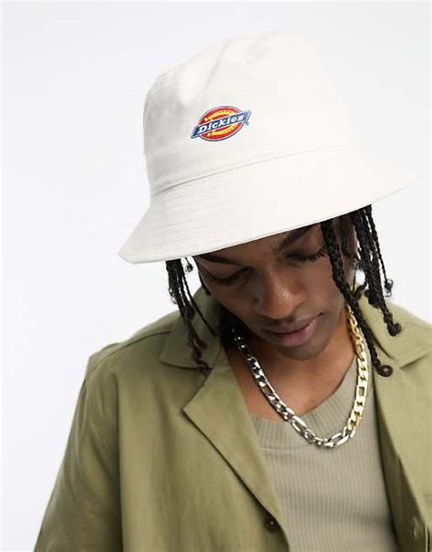 Dickies Stayton Bucket Hat In White Asos