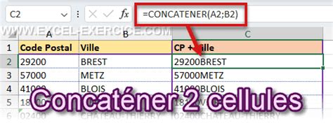 Concat Ner Les Cellules Dans Excel