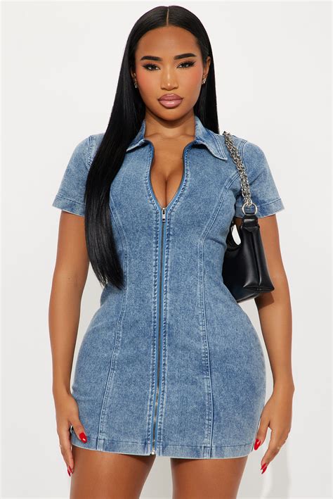 Womens Denim Dresses Fashion Nova