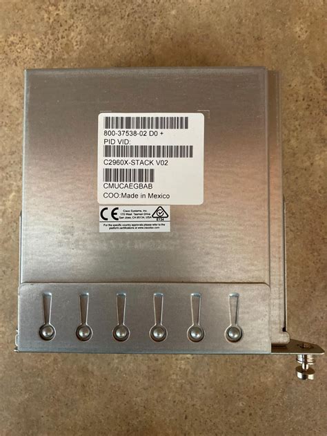 Cisco Catalyst 2960 X Flexstack Plus Stack Module Ubuy India