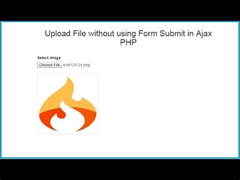 Upload File Without Using Form Submit In Ajax Php Webslesson