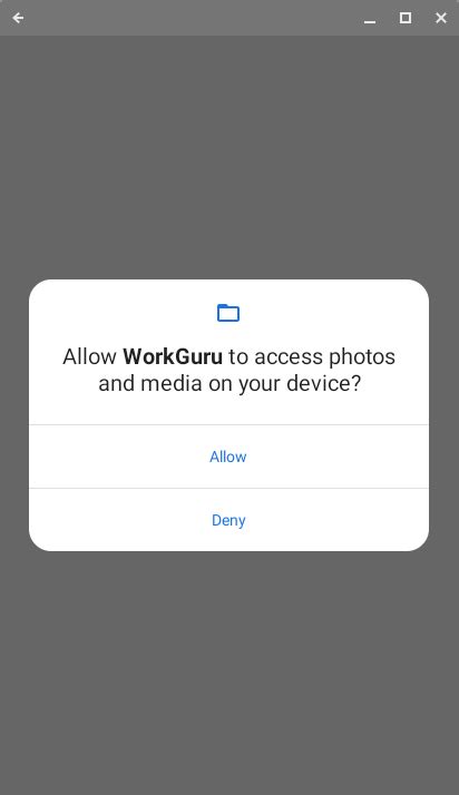 setting up the android mobile app in workguru workguru support portal