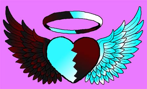 Pixilart Devil And Angel Haret By Dv61xomknau83wz