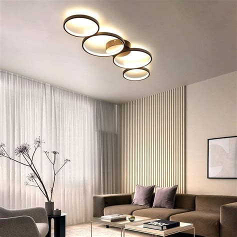 Perspections Led Deckenlampe Modern 4 Flammig In Ringoptik 3000k