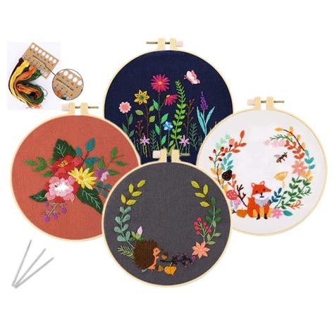 Adult Embroidery Kits Etsy