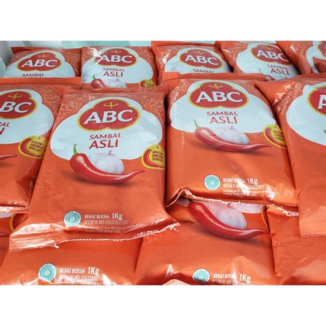 Jual Abc Sambel Asli Bag 1kg Shopee Indonesia