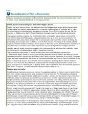 Kami Export Lesson Activity Pdf Activity Connecting Literary Text To Commentary Read And