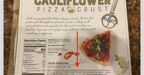 Trader Joes Cauliflower Pizza Crust