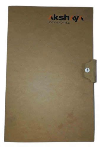 Brown Office Paper File Folder Paper Size A4 At ₹ 80 Piece In Chennai