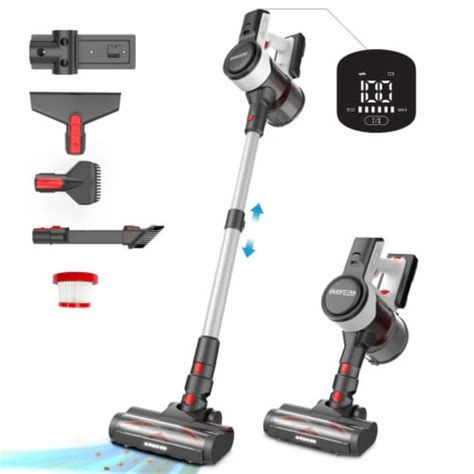 evereze cordless vacuum cleaner with 45 minute runtime and 1 1 qt large