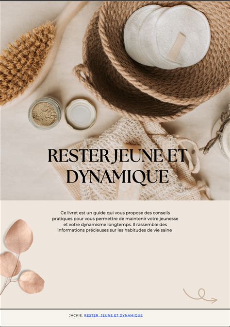 Rester Jeune Et Dynamique