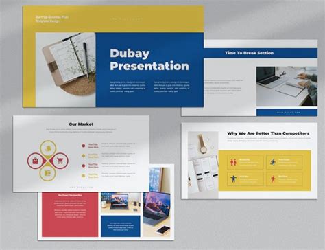 دانلود قالب پاورپوینت رایگان استارت آپ Dubay