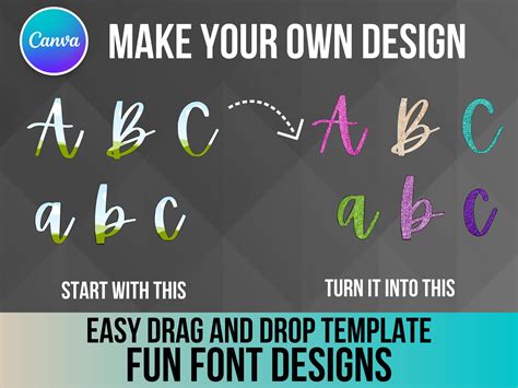 Canva Frame Font Editable Template Canva Frame Apricot Alphabets And Numbers Fill Your Own