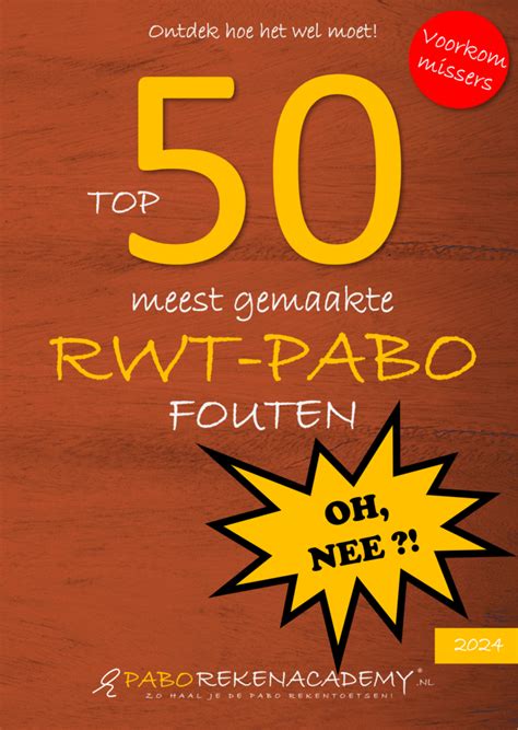 Top 50 Rwt Fouten Paborekenacademynl