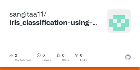 github sangitaa11 iris classification using svm model