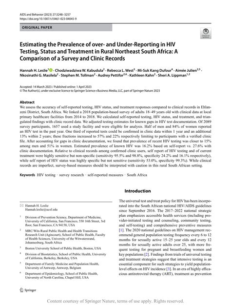 estimating the prevalence of over and under reporting in hiv testing