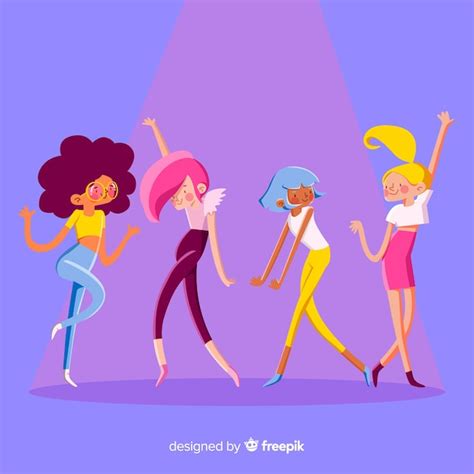 Imágenes de Chicas Bailando Descarga gratuita en Freepik