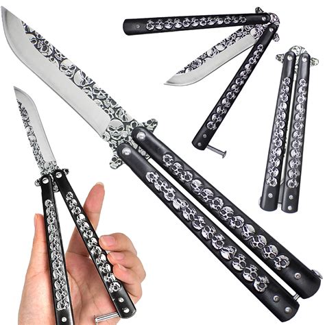 Nóż Motylkowy Treningowy BALISONG CS GO Motylek OSTRY ROZKŁADANY NOŻYK Allegro pl