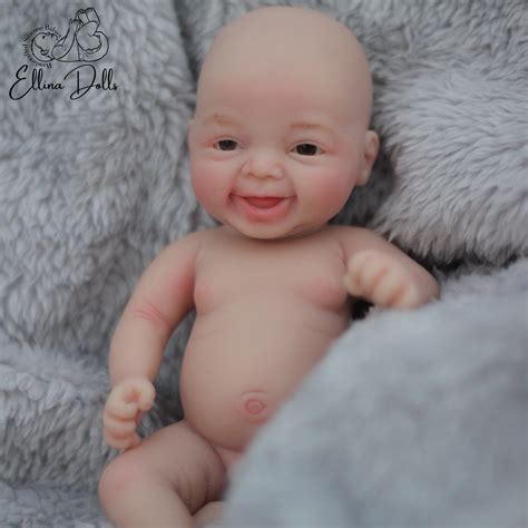 Full Body Premium Silicone Mini Reborn Baby Doll 7 Inches Etsy