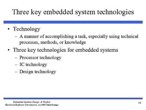 Embedded Systems Design A Unified Hardware Software Introduction Chapter