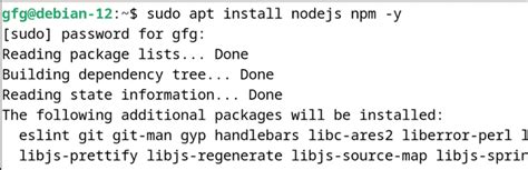 How To Install Yarn On Debian 12 Geeksforgeeks