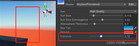 Unity Lighting 配置平行光源和天空盒 哔哩哔哩