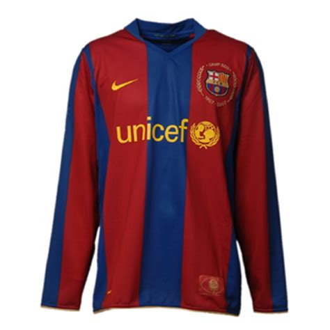 Nike Fcバルセロナ 0708 ユニフォーム ホーム長袖 244533 655 代表･クラブユニフォーム サッカーショップ【sws】