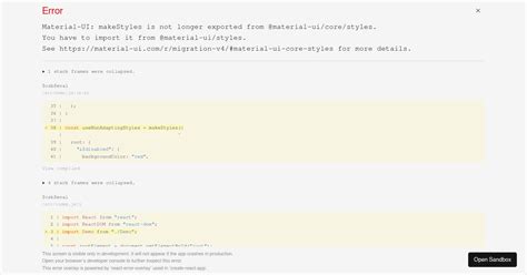 Disabled Style Mui Template Codesandbox