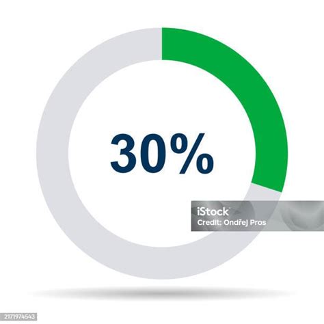정보 라운드 다이어그램 30 퍼센트 그림자 아이콘 인포 그래픽 파이 디자인 마케팅 벡터 일러스트 레이 션 0명에 대한 스톡 벡터 아트 및 기타 이미지 Istock