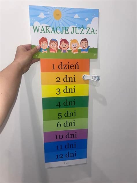 DEKORACJA ODLICZANIE DO WAKACJI EDU Inspirations