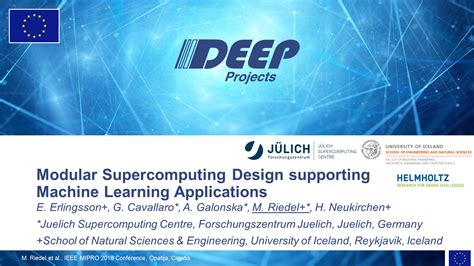 Modular Supercomputing Design Supporting Machine Learning Applications