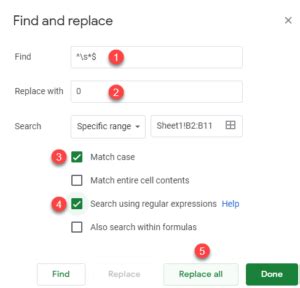 How To Replace Blank Cells With 0 Zero In Excel Google Sheets