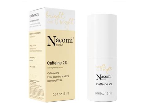 NACOMI NEXT LVL Caffeine 2 Serum rozświetlające pod oczy ulotka