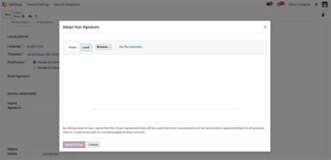 Preference Options Configuration Odoo Accounting Book