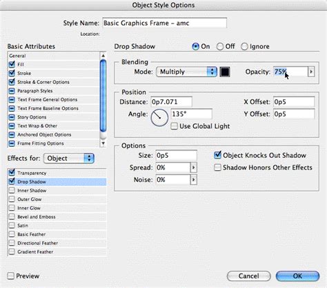 Change Default Drop Shadow Settings Creativepro Network
