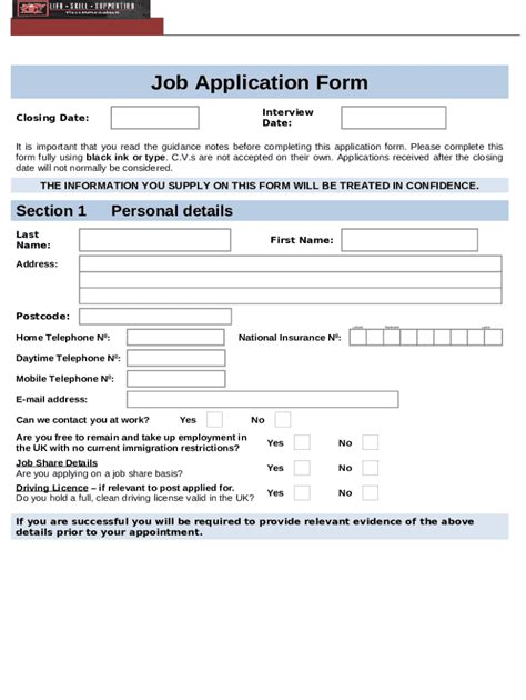 Interview Application Template Doc Template Pdffiller