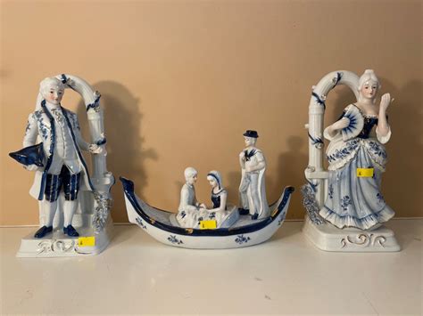 Assorted Collection Of Porcelain Figurines 10h Beck Auctions Inc