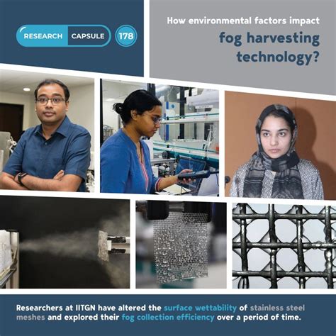 Waterconservation Innovative Fog Atmospheric Sustainable Meshes Indian Institute Of