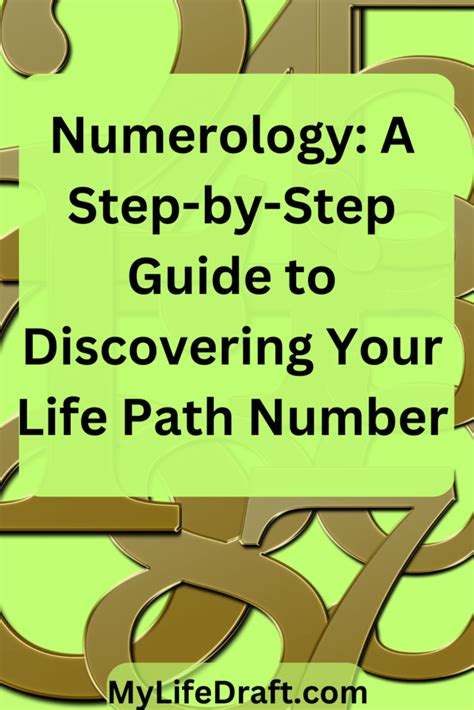 Numerology And Your Life Path Number — Mylifedraft