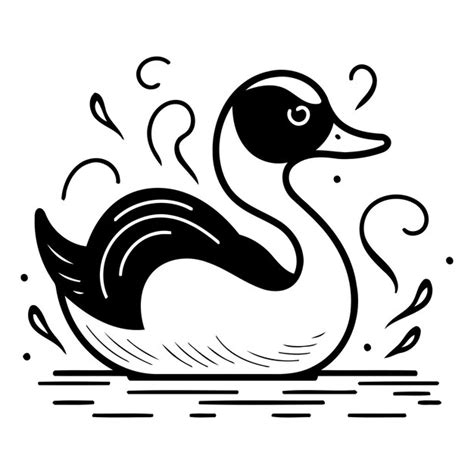 Premium Vector Duck Vector Illustration Isolated On A White Background