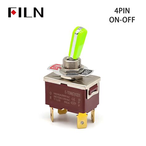 PINOS ON OFF momentâneo interruptor V V V