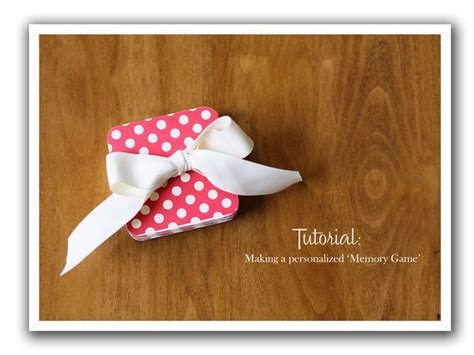 Savoring The Details Tutorial Personalized Memory Game