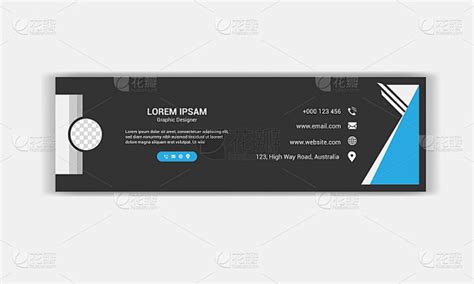 邮件签名模板设计。