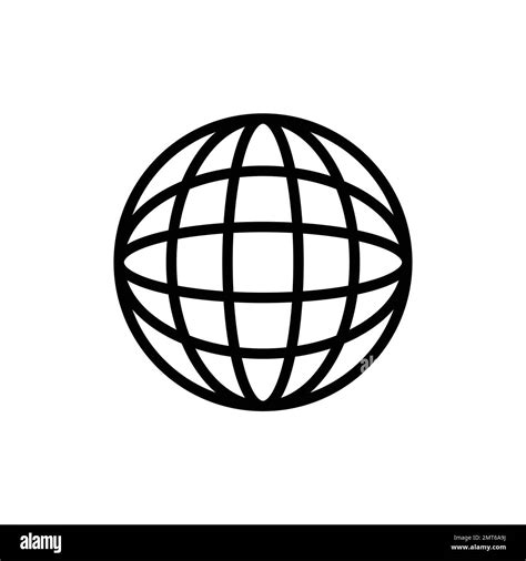 Globe Icon Of Web Image Set Stock Vector Image And Art Alamy