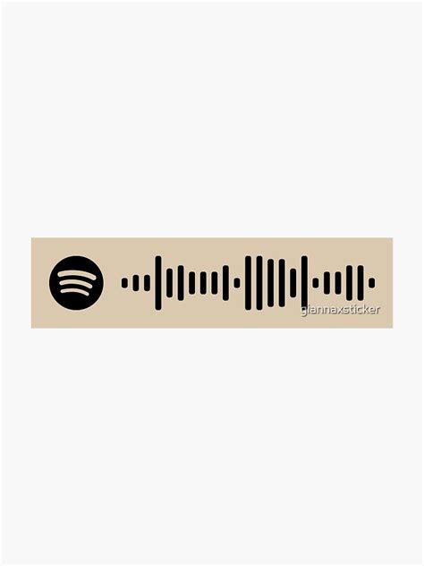 Reflections By The Neighbourhood Spotify Code Sticker For Sale By