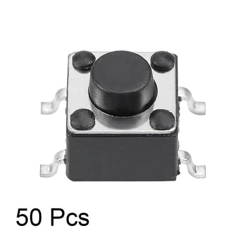 6x6x5mm Momentary Panel Pcb Smd Smt Push Button Spst Tactile Tact Switch 50pcs 6x6x5 50pcs