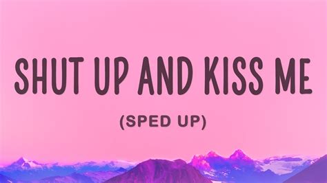 Lennox Shut Up And Kiss Me Sped Up Youtube Music Lennox Shut Up And Kiss Me Sped Up Youtube Music