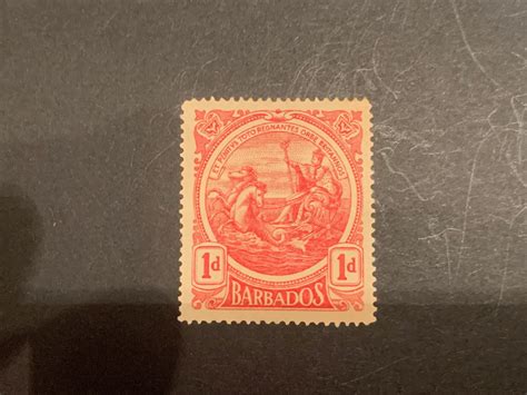 Barbados Stamp 1d Red Sg 183b Scott 129 Mnh Sealcolony Ebay